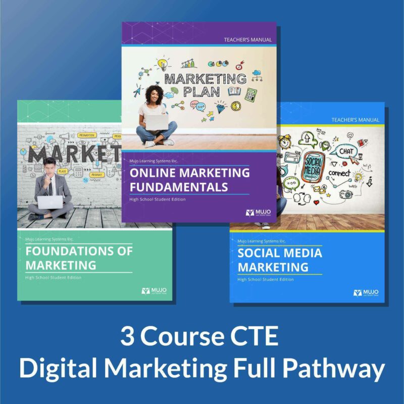 Build Your High School Class Set For CTE Full Digital Marketing Pathway | Mujo Learning Systems