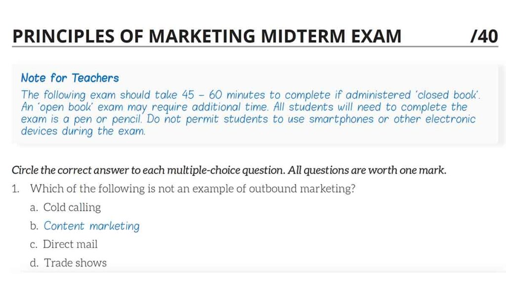 Exams & Tests | Mujo Learning Systems